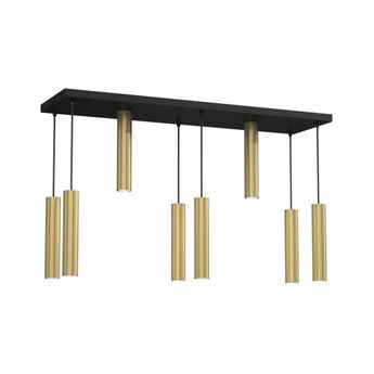 Luminex Luster na lanku RAITO 3xGU10/8W/230V mosadz LU0118