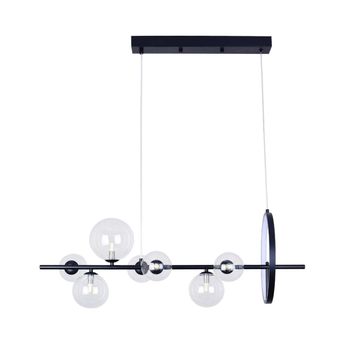 Polux LED luster na lanku RIBBON LED/37W/230V 4000K čierna 335982