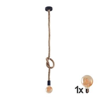Polux LED Luster na lanku ROPE CASA 5xE27/10W/230V pavúk LEDSA1201