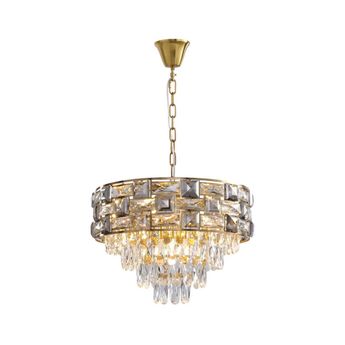 Milagro Luster na reťazi CARISMA 9xE14/40W/230V zlatá MI2221