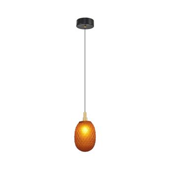 Asir LED luster na lanku CACTUS LED/3W/230V 3000K čierna/biela 414LRC1976