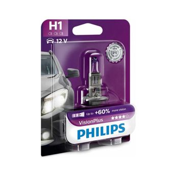 Philips SADA 2x Autožiarovka Philips VISION PLUS 12258VPS2 H1 P14,5s ...